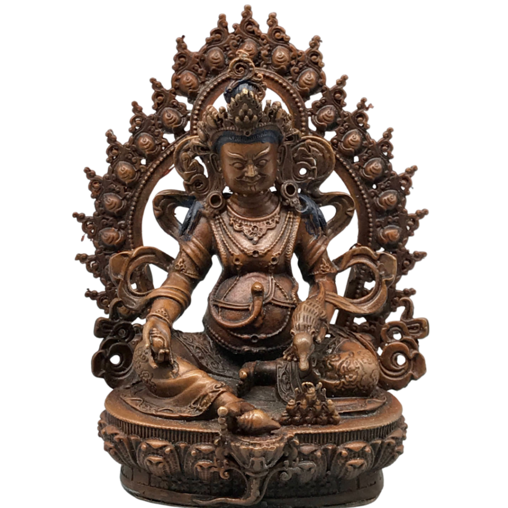 Dzambala Statue – God of Wealth, Copper - Rudraxis
