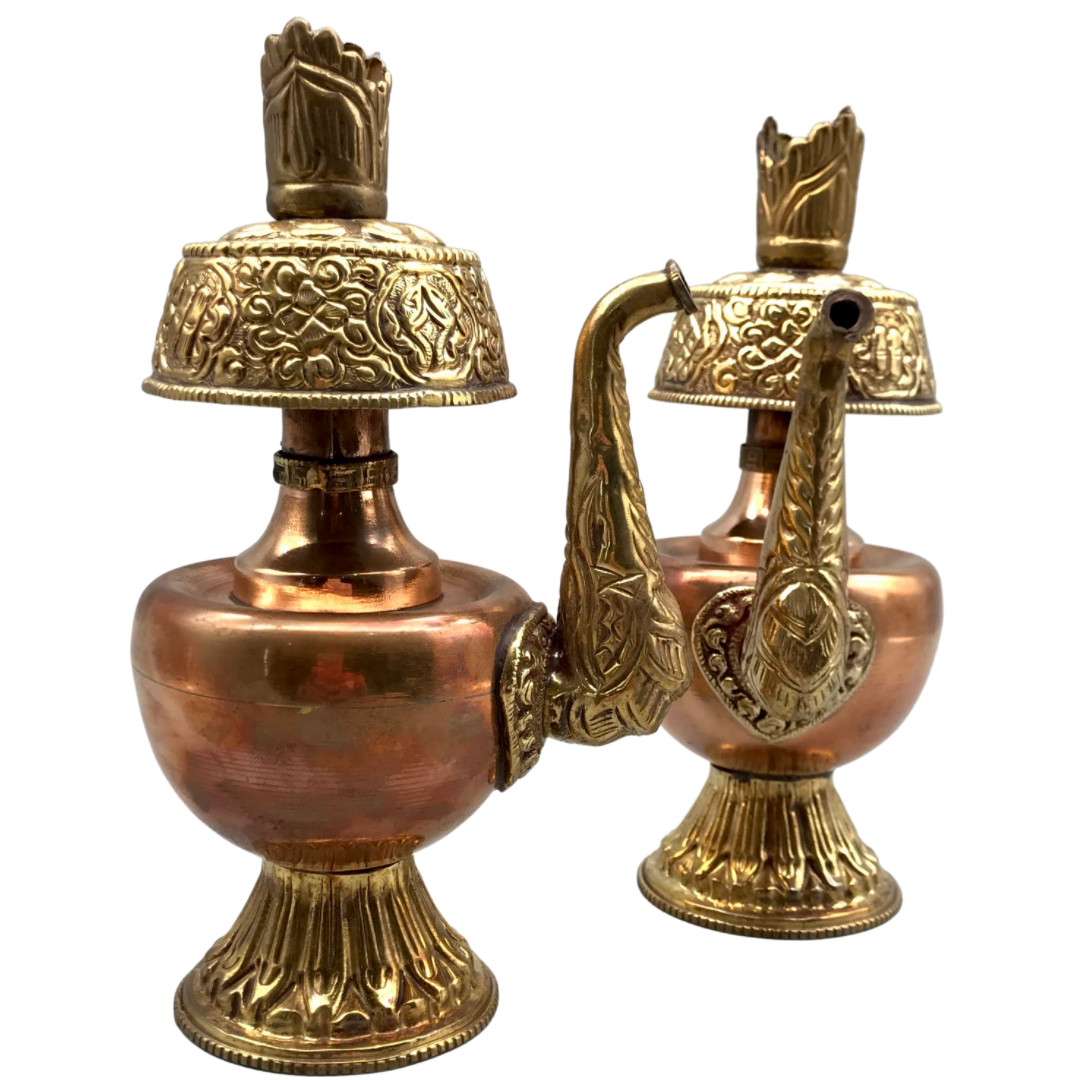 Copper Mandala Offering Set in sizes - Rudraxis